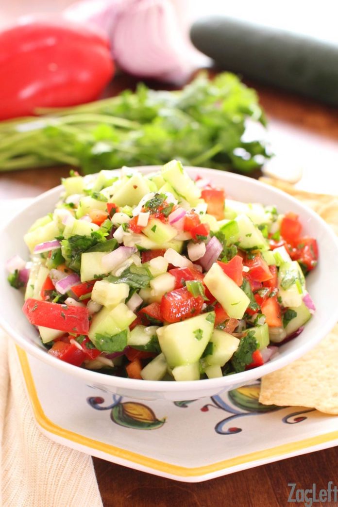 Cucumber Salsa - One Dish Kitchen