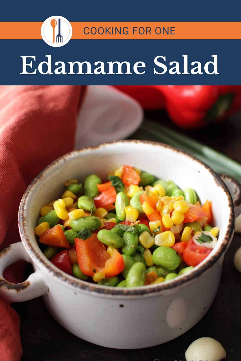 Small Batch Edamame Salad - One Dish Kitchen