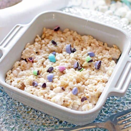 Rice Krispie Treat For One - One Dish Kitchen