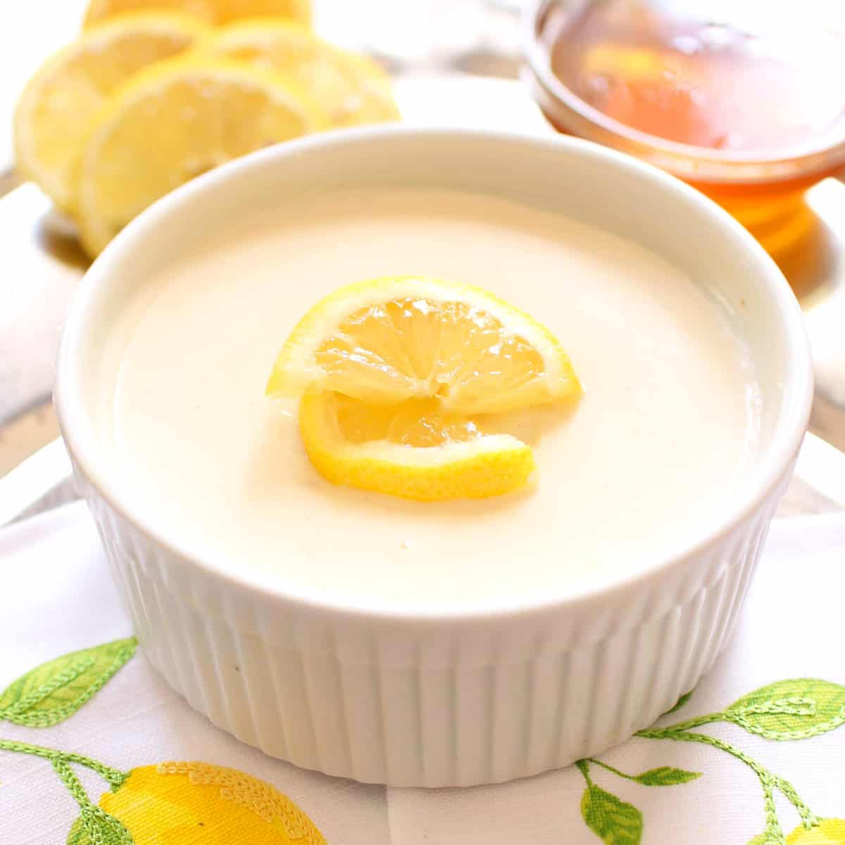 Lemon Posset For One - One Dish Kitchen