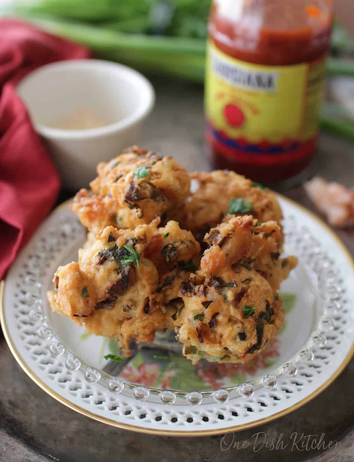 Small Batch Crawfish Beignets - One Dish Kitchen