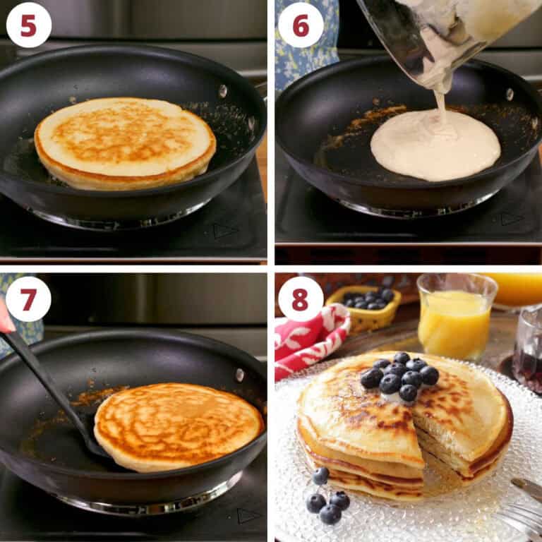 Fluffy Pancakes For One (Single Serving) - One Dish Kitchen