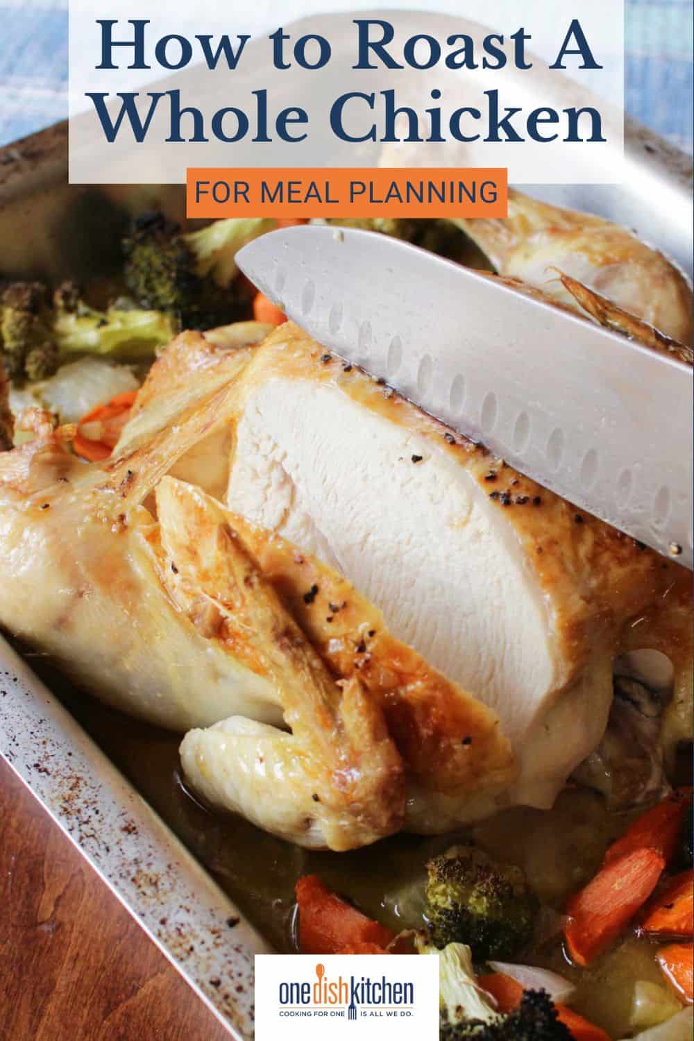 Easy Roast Chicken For Weekly Meal Planning - One Dish Kitchen
