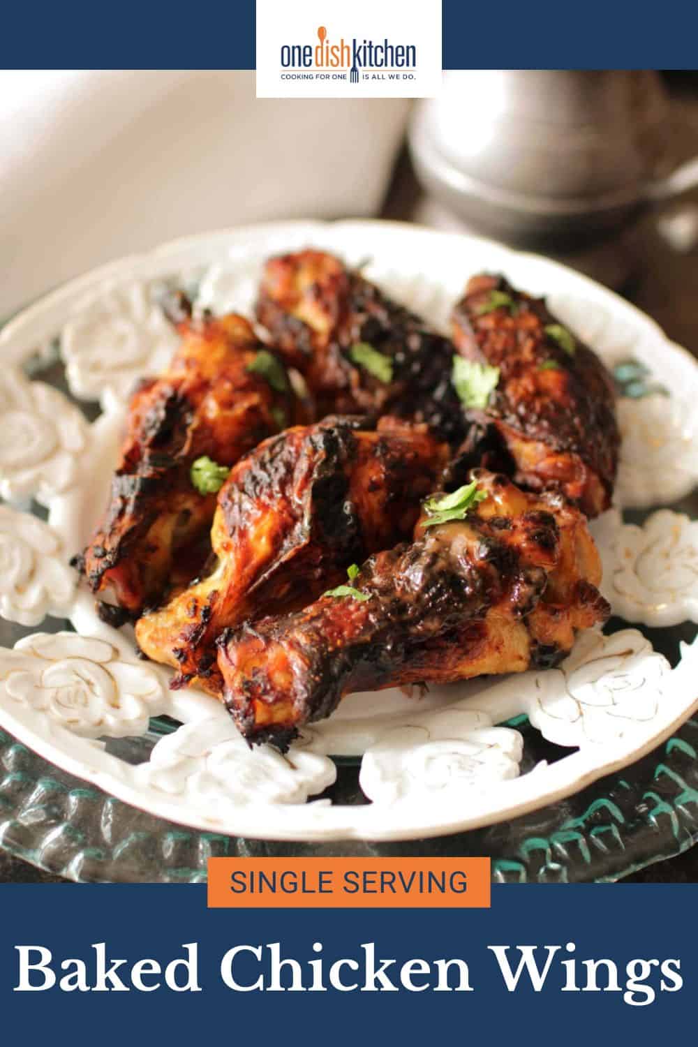 Small Batch Baked Chicken Wings - One Dish Kitchen