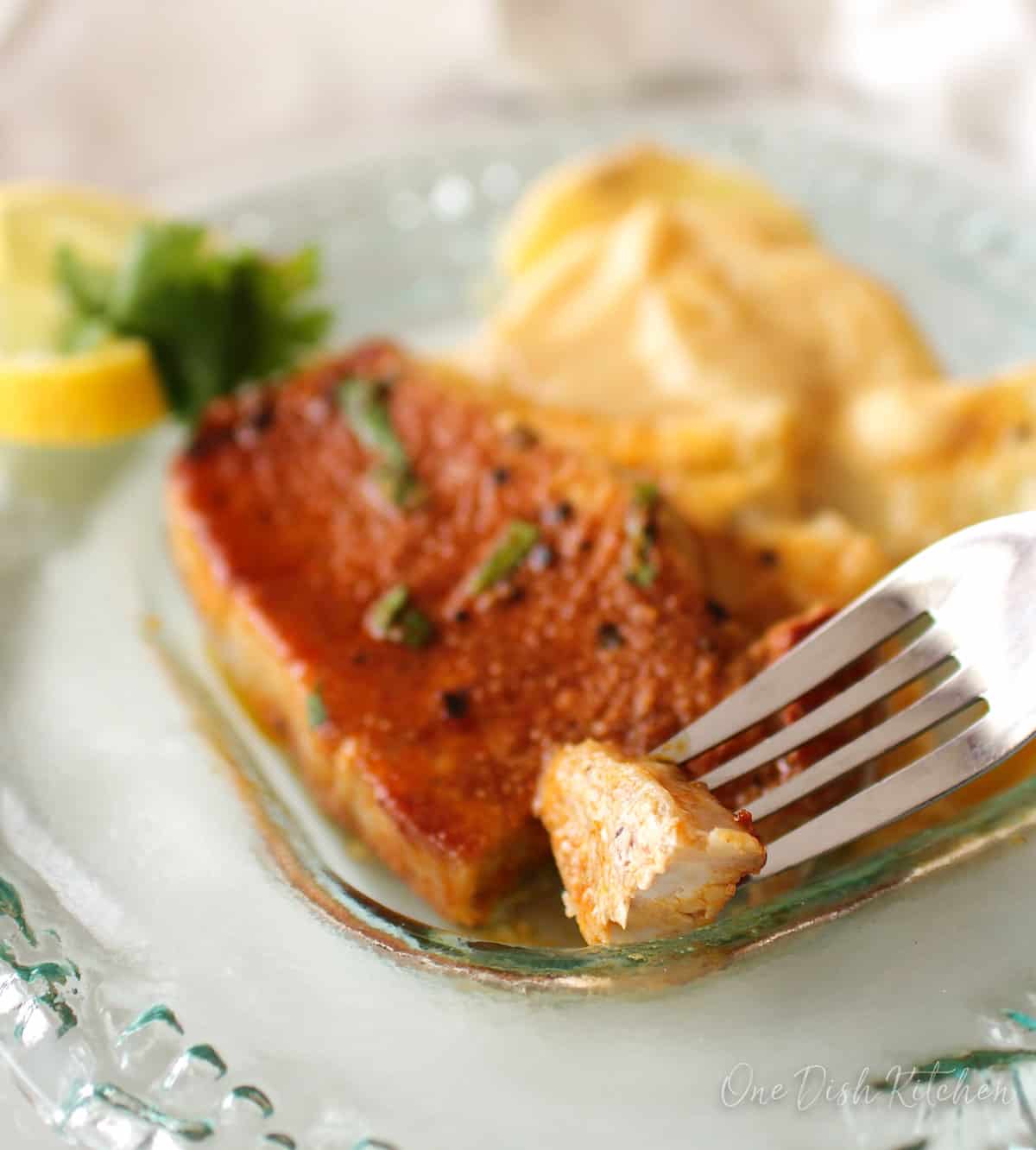 Baked Pork Chop For One - One Dish Kitchen