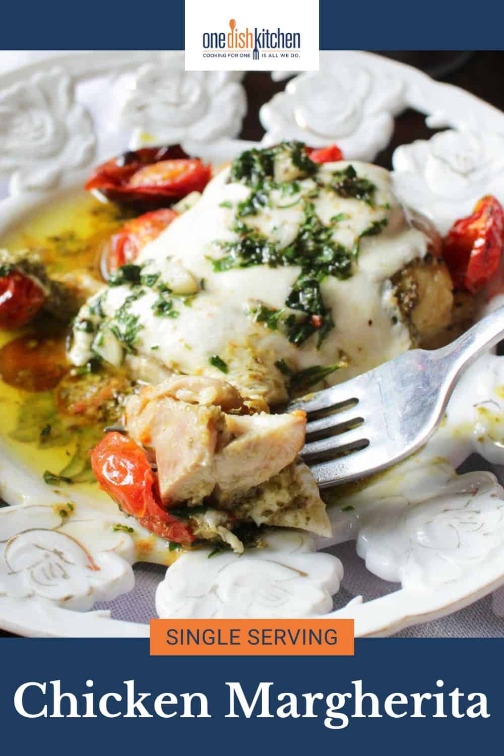 Chicken Margherita For One - One Dish Kitchen