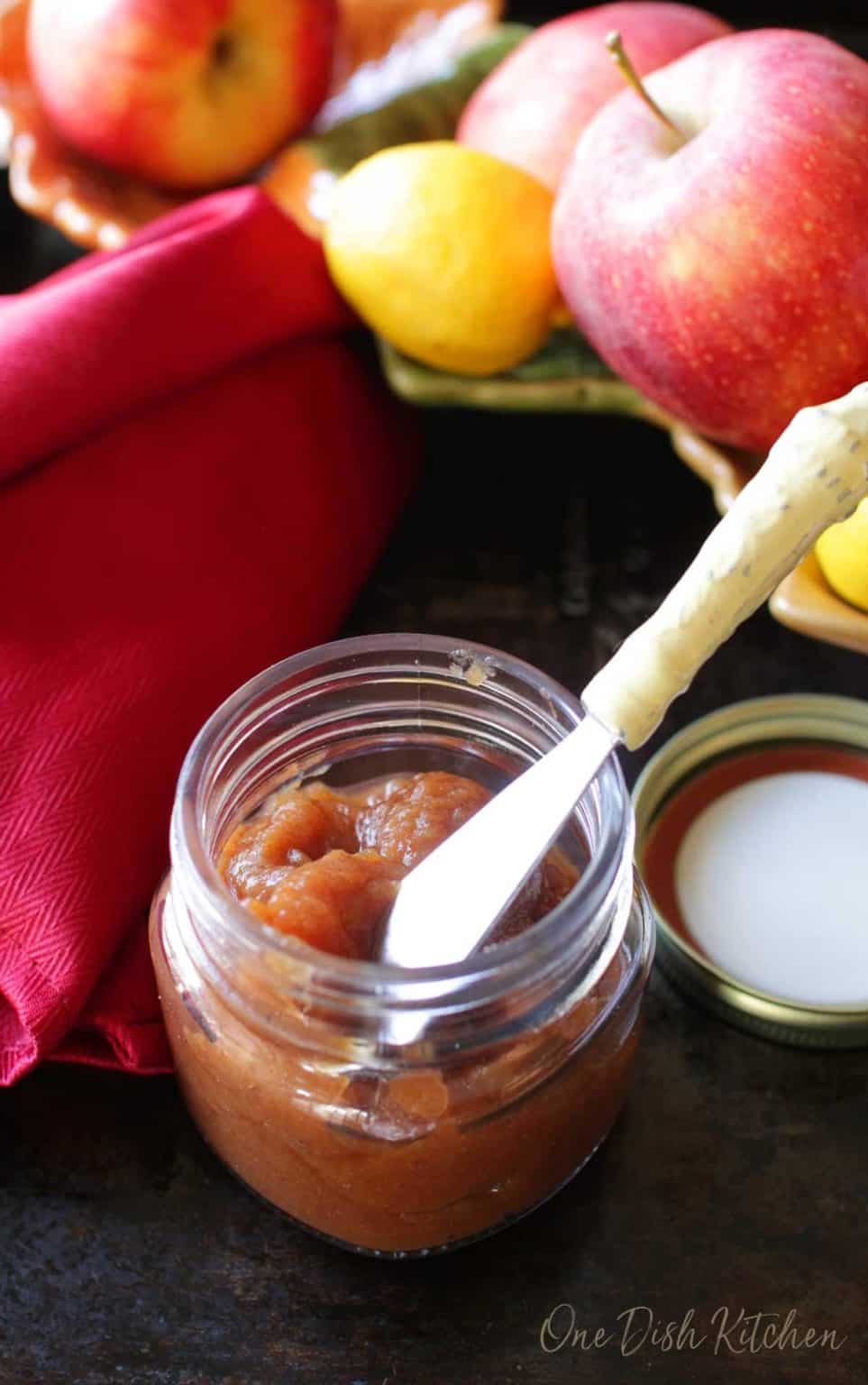 Homemade Apple Butter Recipe - Small Batch - One Dish Kitchen