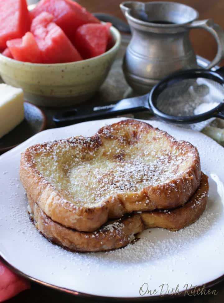French Toast for One - One Dish Kitchen