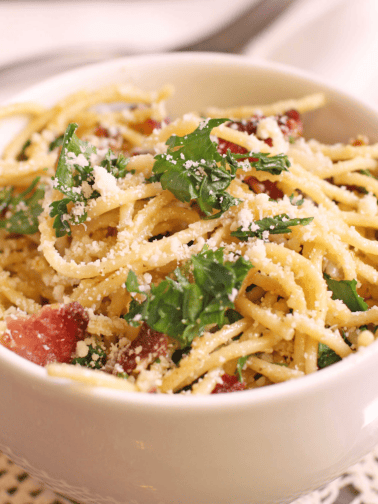 Caprese Pasta For One - One Dish Kitchen