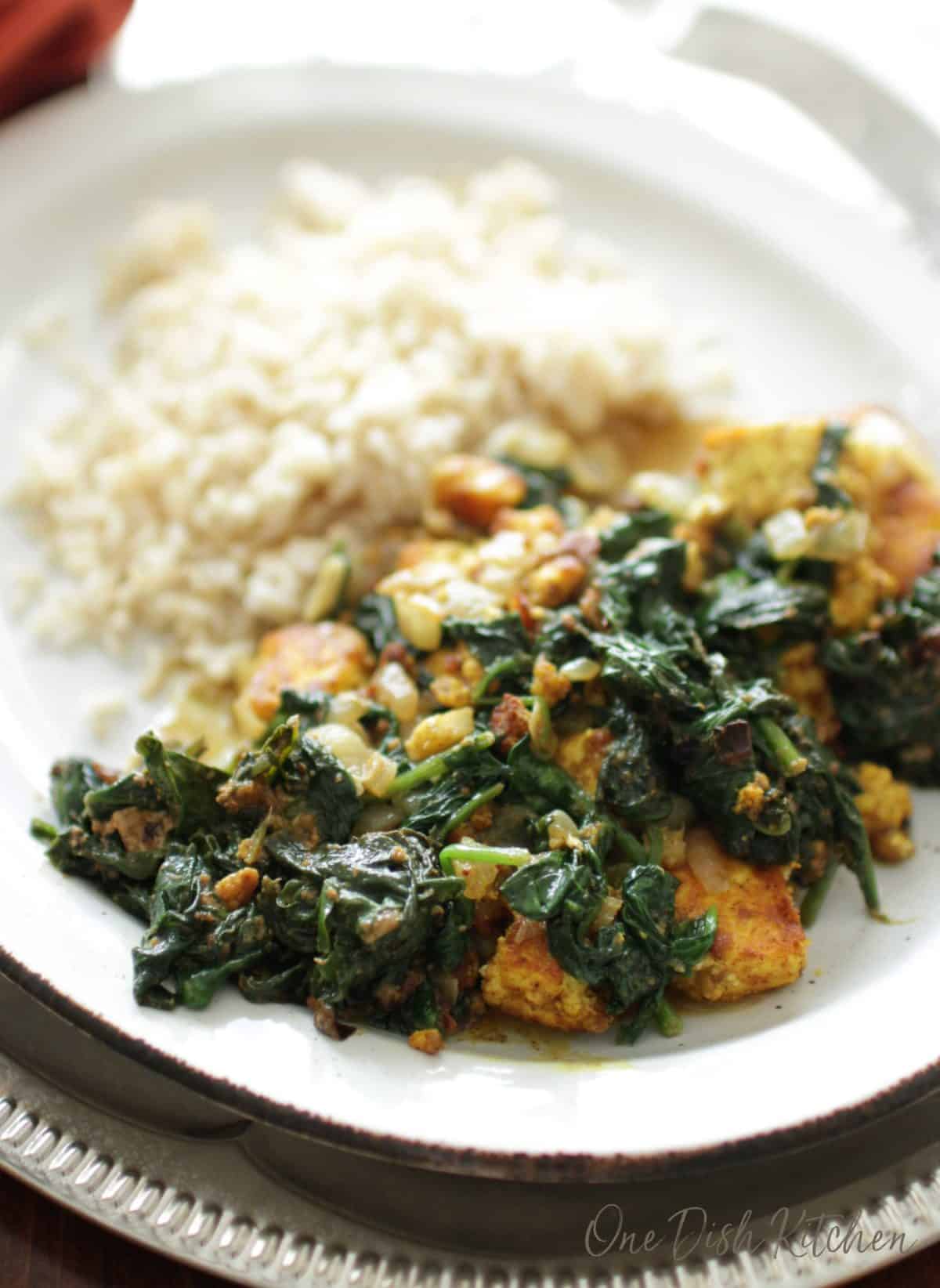Easy Saag Paneer Recipe | Single Serving | One Dish Kitchen