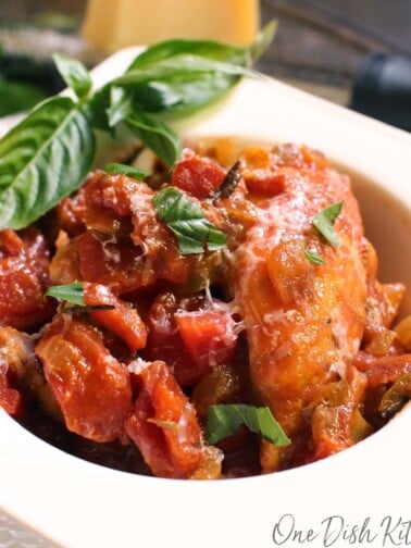 Baked Chicken Thighs For One - One Dish Kitchen