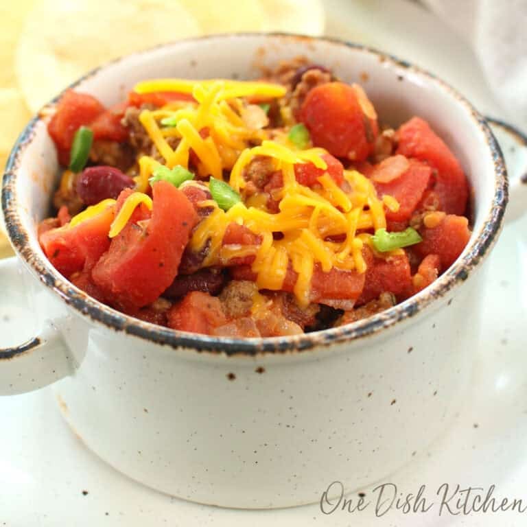 Chili For One - One Dish Kitchen