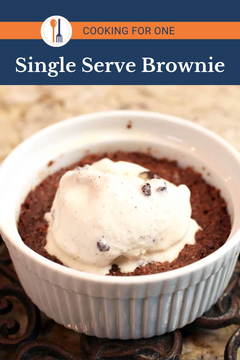 Single Serve Brownie Recipe - One Dish Kitchen