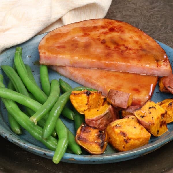 Glazed Ham Steak Recipe - One Dish Kitchen