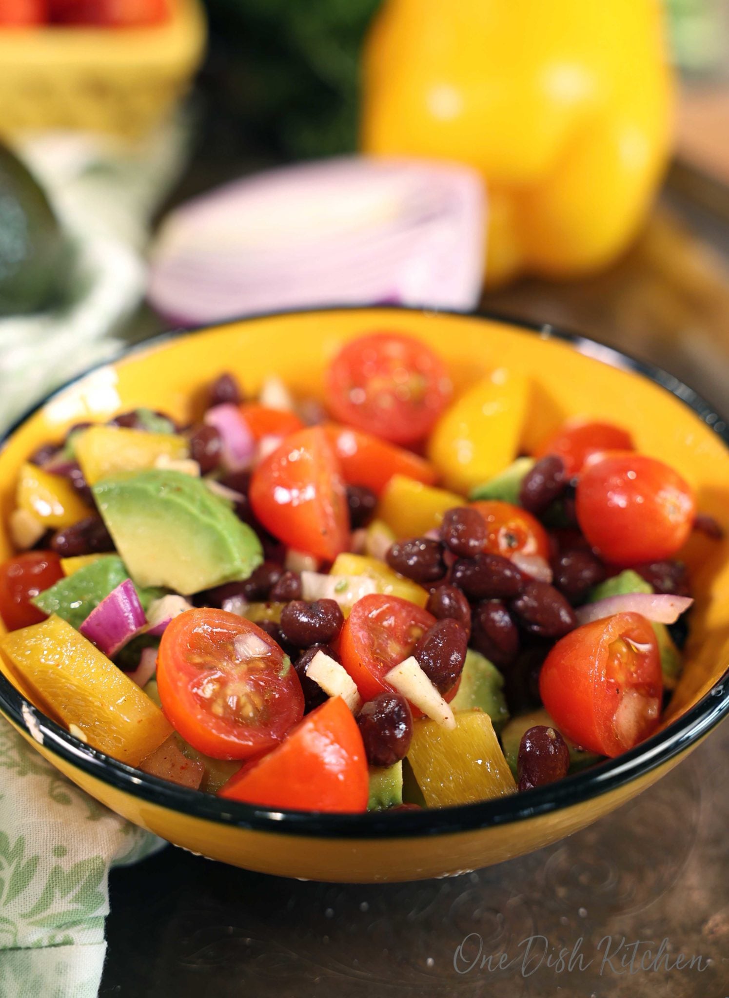Guacamole Salad Recipe | Single Serving | One Dish Kitchen