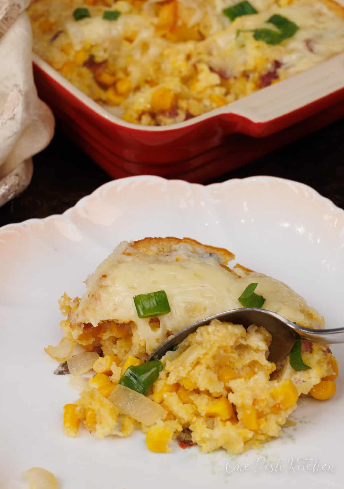 Mini Corn Casserole Recipe | From Scratch | One Dish Kitchen