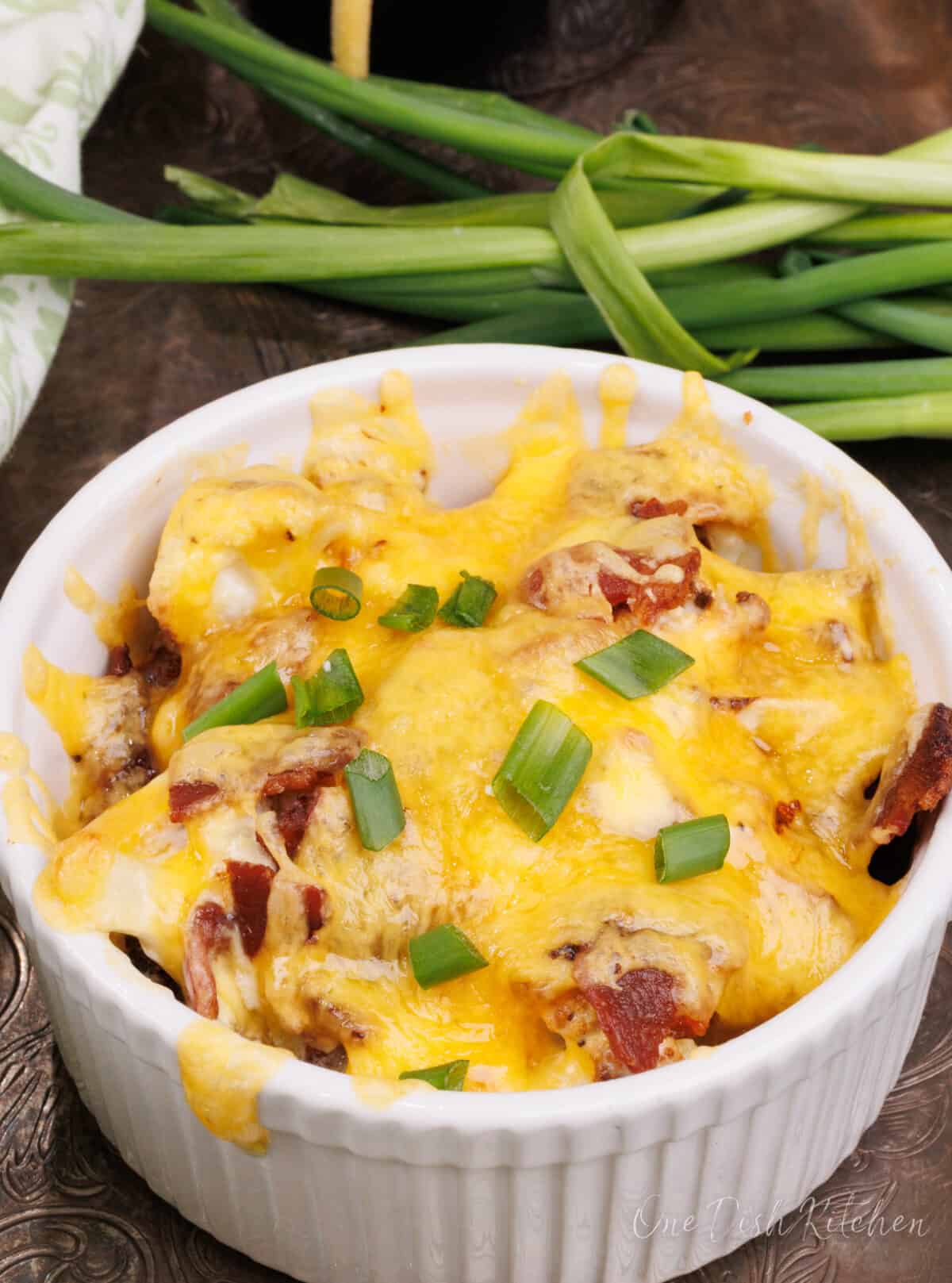 Cauliflower Casserole | Single Serving | One Dish Kitchen