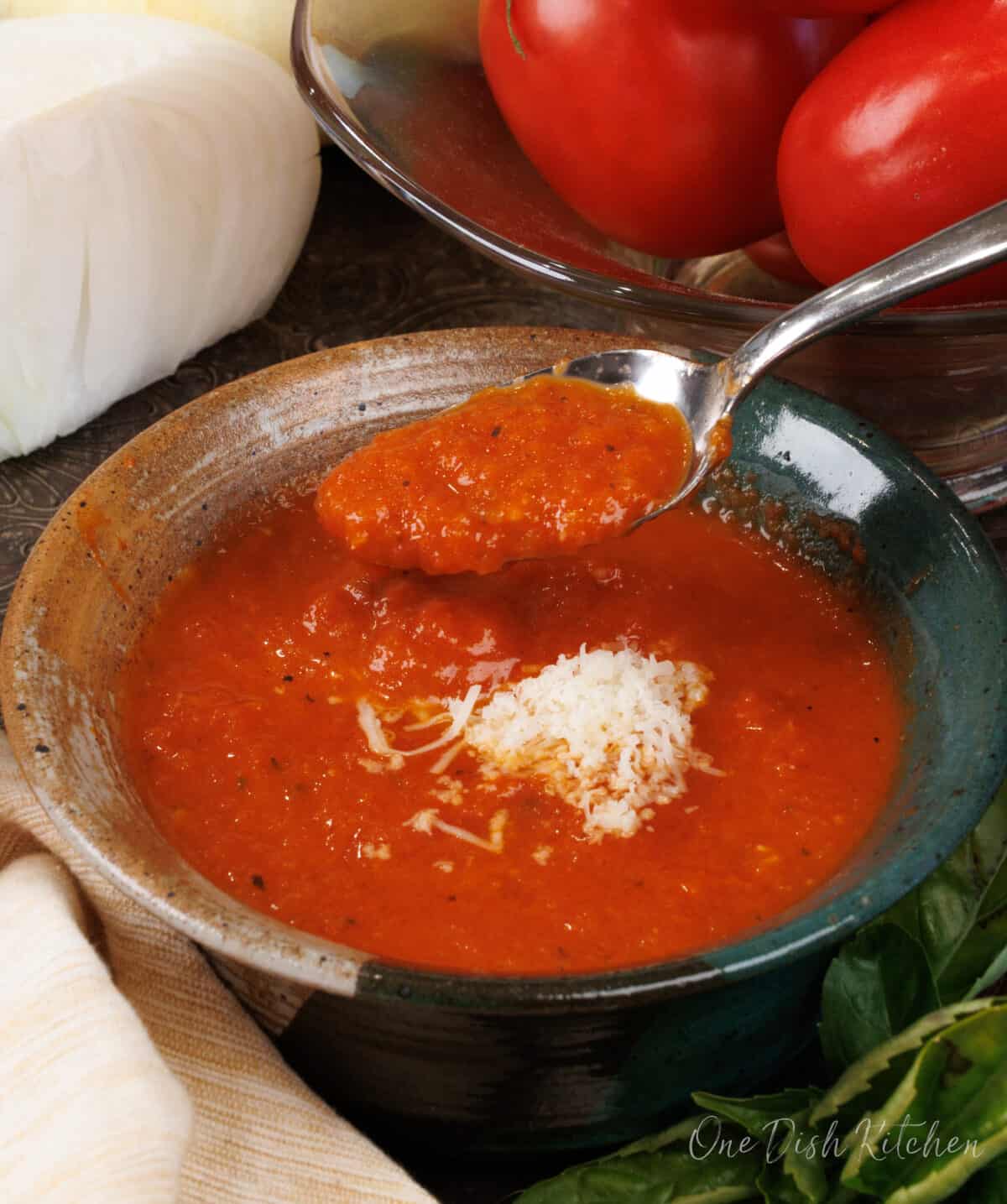 Tomato Soup Recipe | Single Serving | One Dish Kitchen