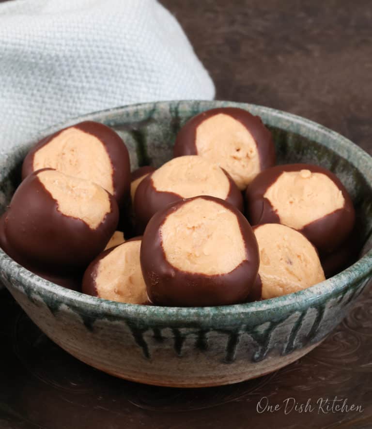 Small Batch Buckeyes Recipe - One Dish Kitchen