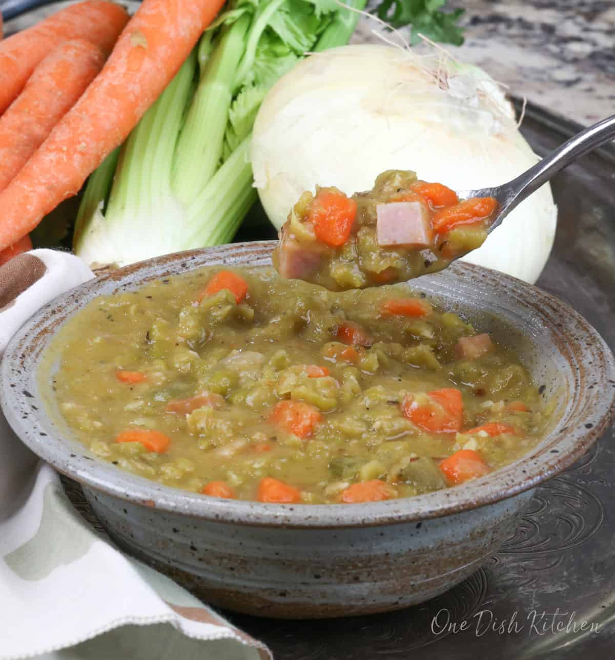 Split Pea Soup Recipe | Single Serving | One Dish Kitchen