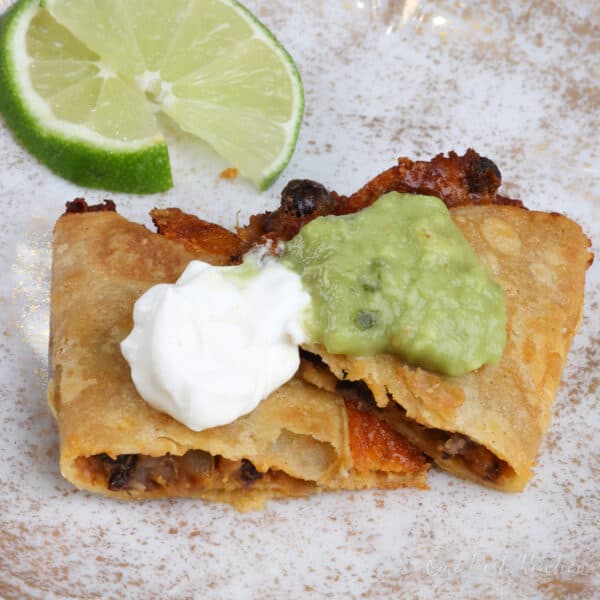 Baked Black Bean Tacos For One - One Dish Kitchen