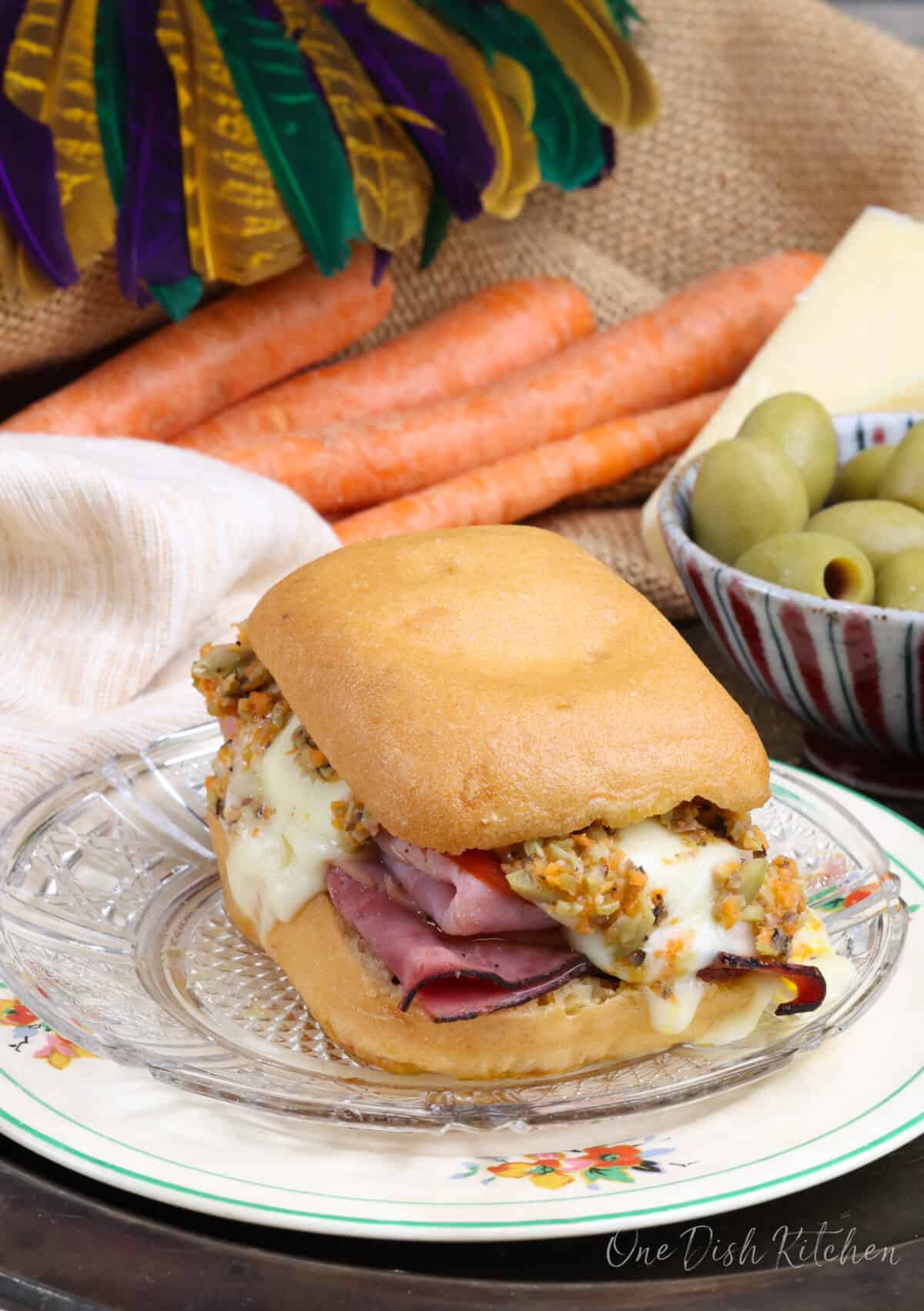 Mini Muffuletta | New Orleans Recipe | One Dish Kitchen