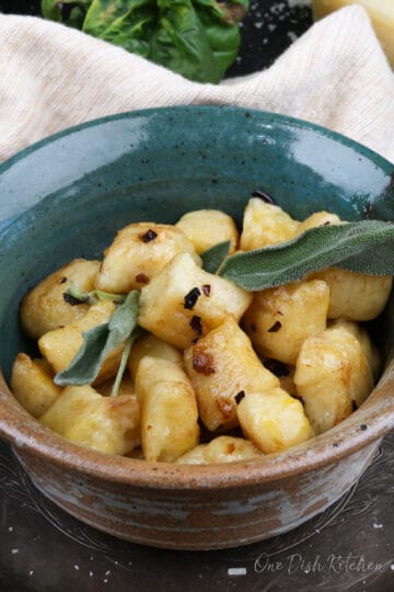 Potato Gnocchi For One - One Dish Kitchen