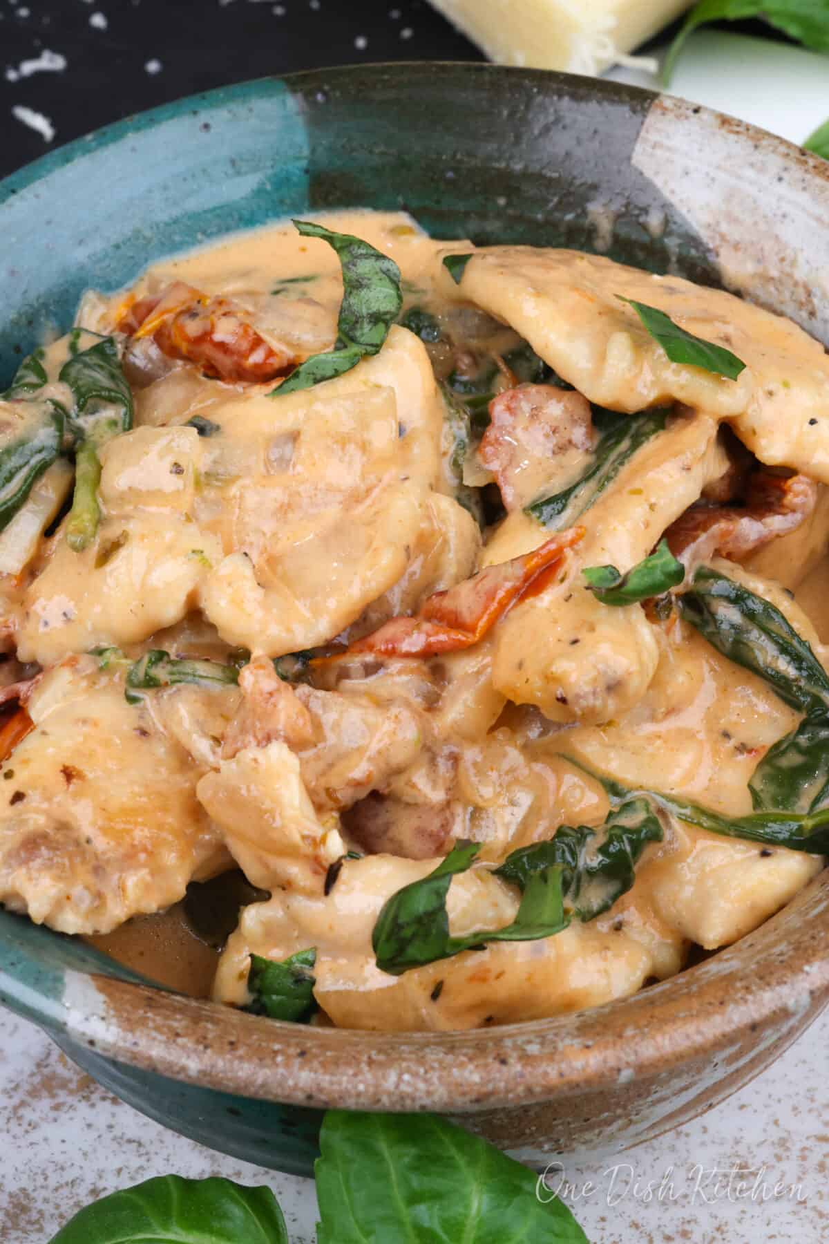 Tuscan Chicken Recipe | Single Serving | One Dish Kitchen
