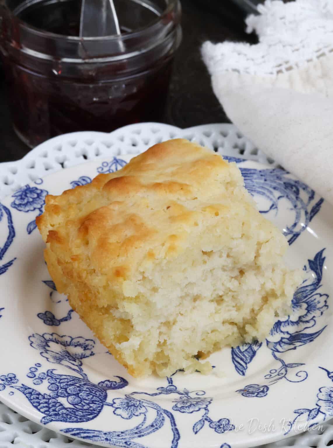 Small Batch Butter Swim Biscuits - One Dish Kitchen