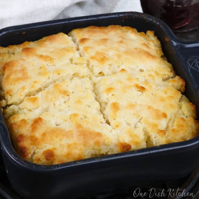 Small Batch Butter Swim Biscuits - One Dish Kitchen