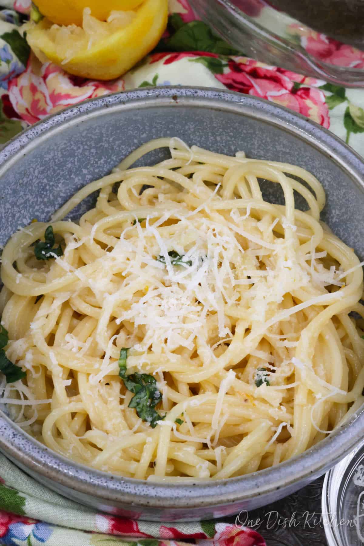 Pasta al Limone For One (Lemon Pasta) | One Dish Kitchen