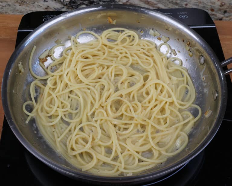 Pasta al Limone For One - One Dish Kitchen