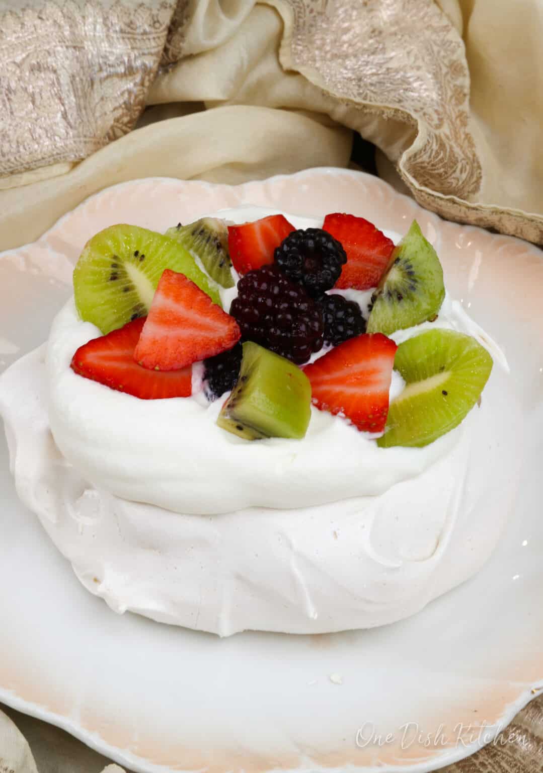 Mini Pavlova Recipe - Single Serve - One Dish Kitchen