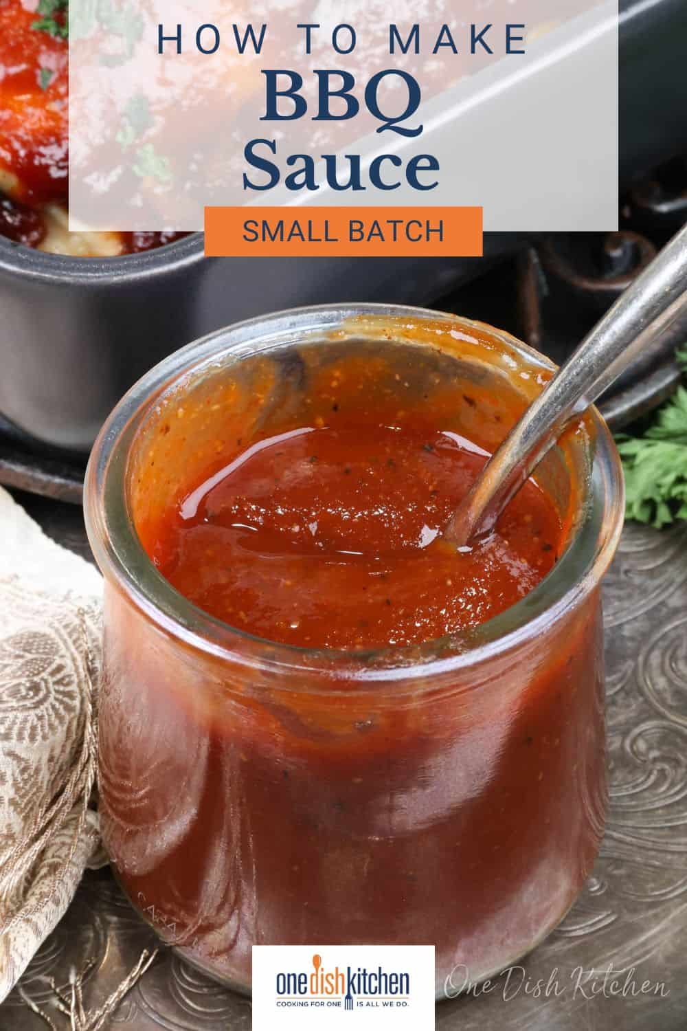 Small Batch BBQ Sauce - One Dish Kitchen