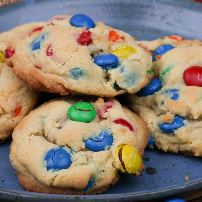 Small Batch M&M Cookies - One Dish Kitchen