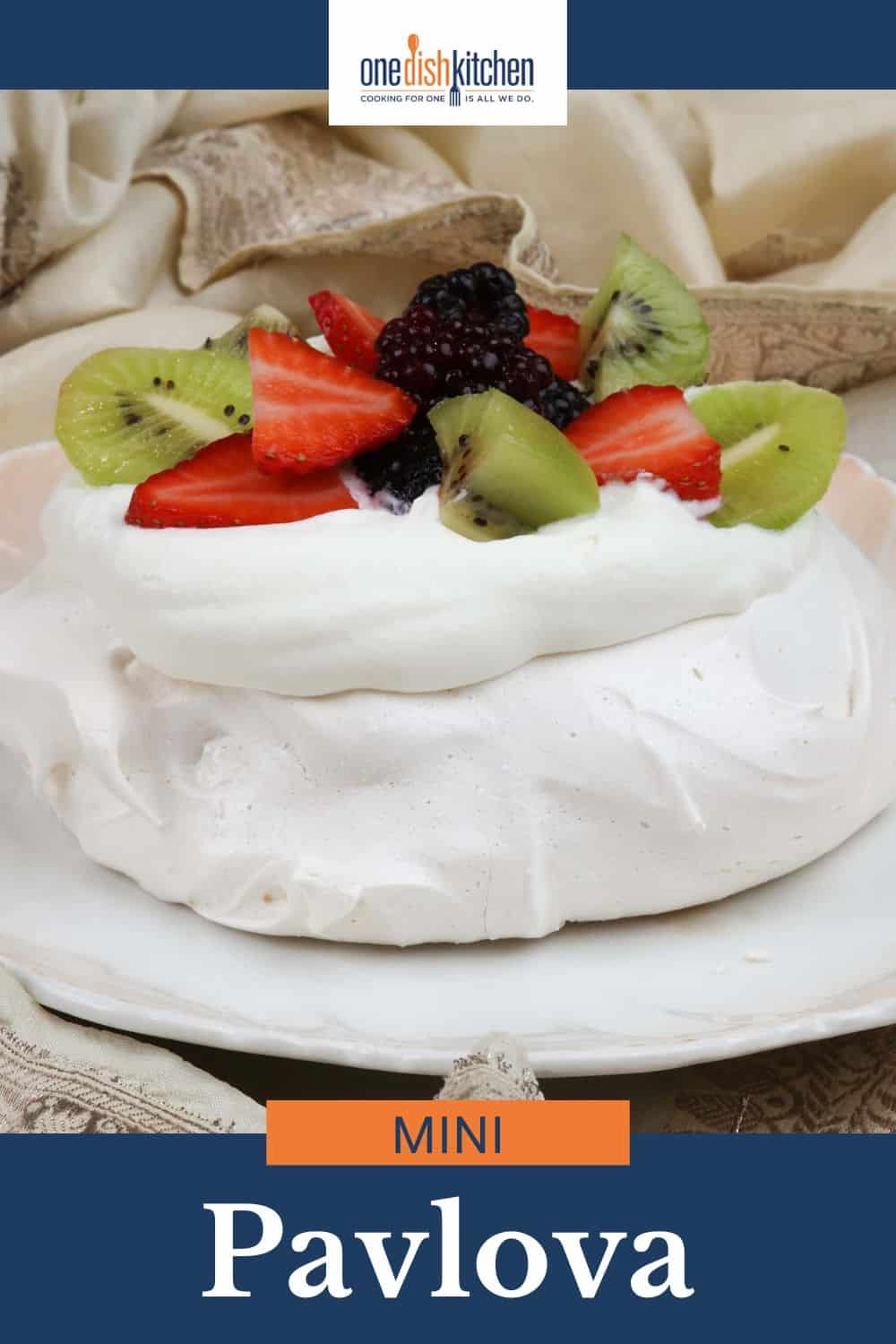 Mini Pavlova Recipe - Single Serve - One Dish Kitchen