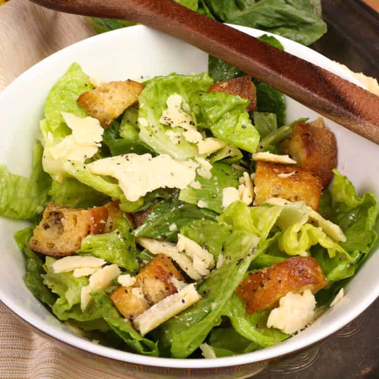 Caesar Salad For One - One Dish Kitchen