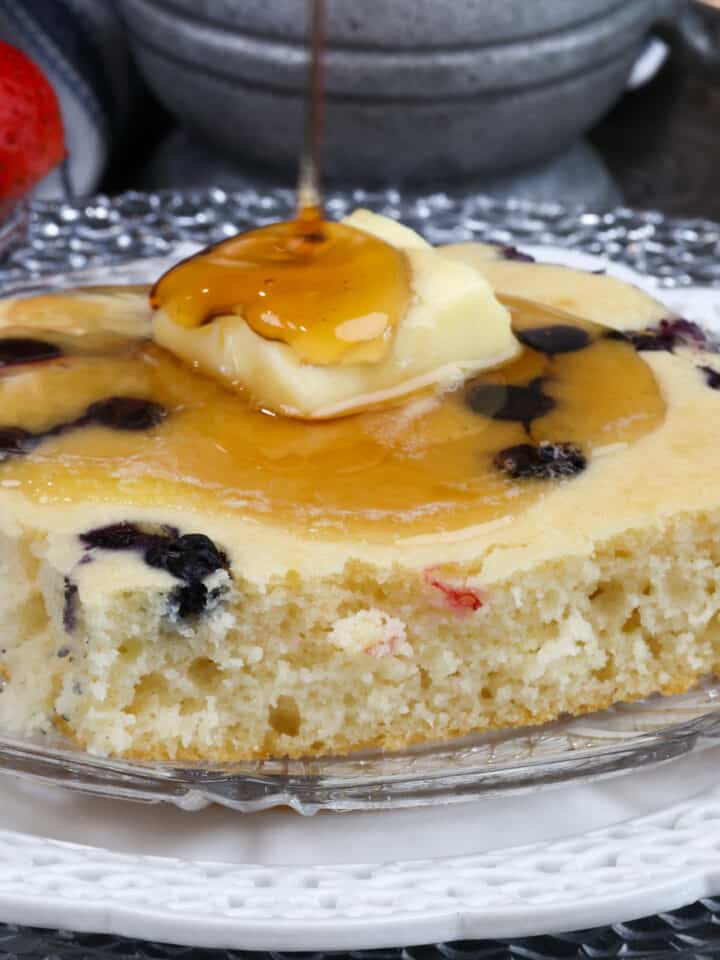 Pancakes For One - Fluffy and Delicious - One Dish Kitchen