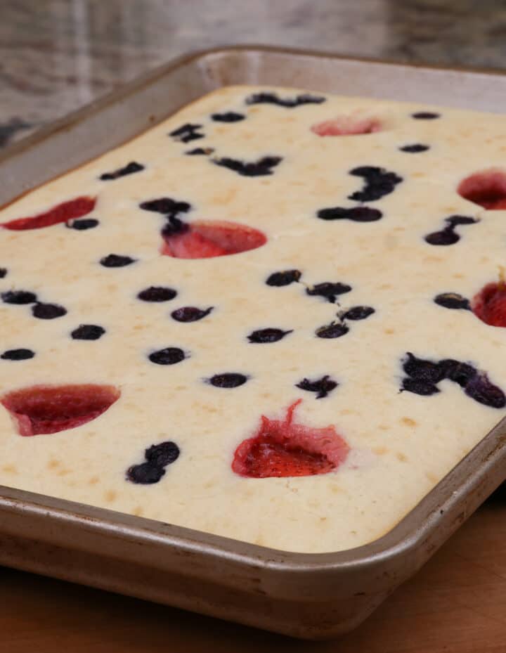 Small Batch Sheet Pan Pancakes - One Dish Kitchen