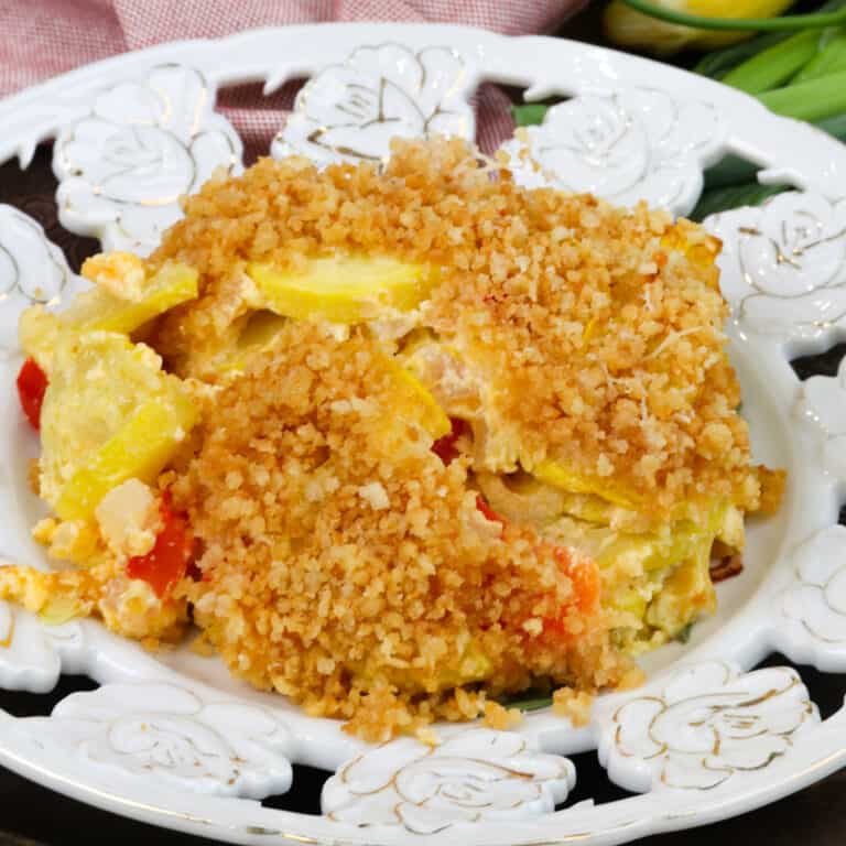 Mini Squash Casserole Recipe - One Dish Kitchen
