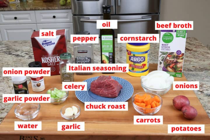 Mini Slow Cooker Pot Roast - One Dish Kitchen