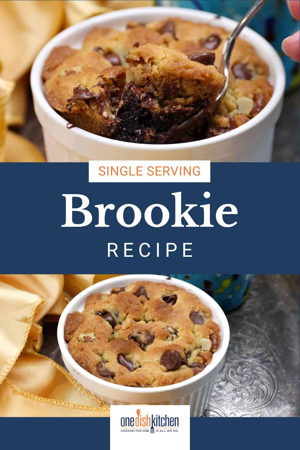 Brookie For One - One Dish Kitchen