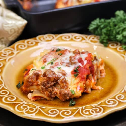 Lasagna Rollups For One - One Dish Kitchen