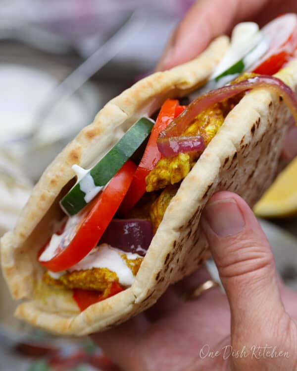 Chicken Shawarma For One - One Dish Kitchen