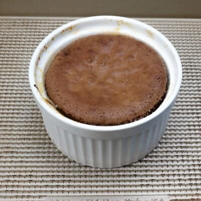 Chocolate Lava Cake For One - One Dish Kitchen