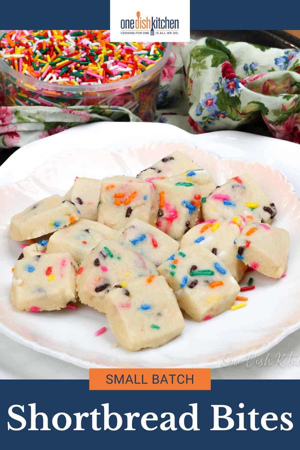 Small Batch Shortbread Bites Recipe - One Dish Kitchen