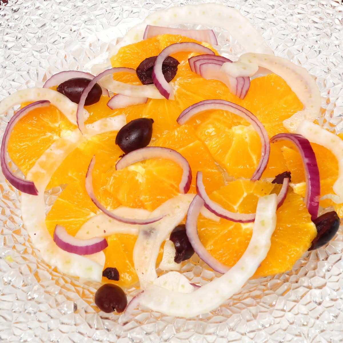 Sicilian Orange Salad For One - One Dish Kitchen