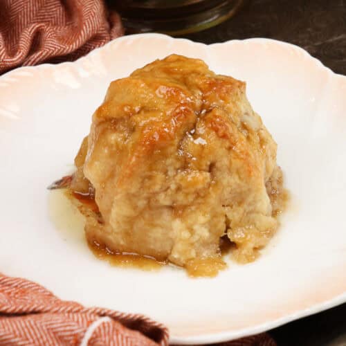 Apple Dumpling For One - One Dish Kitchen