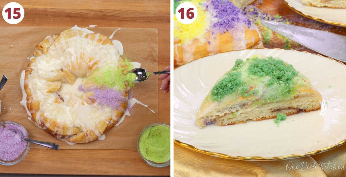 Mini King Cake Recipe - One Dish Kitchen