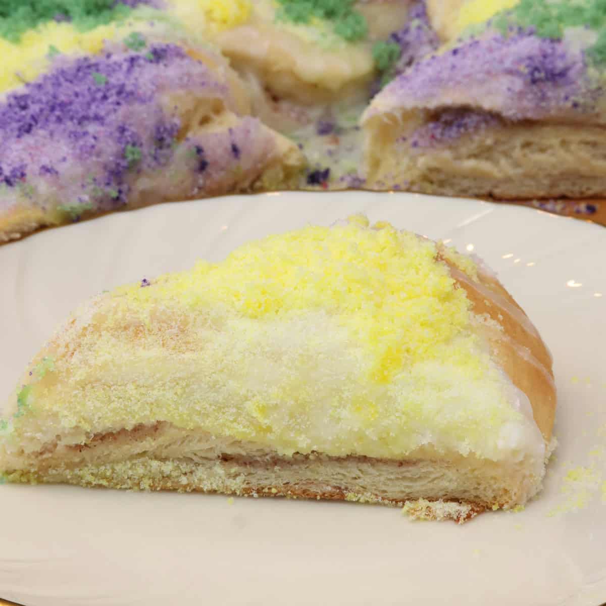 Traditional Mini King Cake - One Dish Kitchen